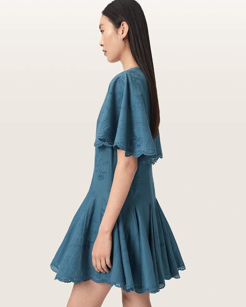 Corla Slim Fit Mini Dress CAPTAIN BLUE | ALLSAINTS